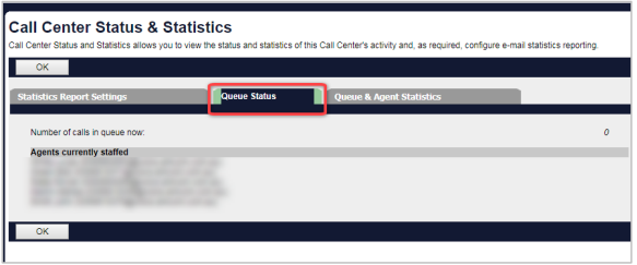 How to configure Status and Statistics in Call Centre in IP Tel Manager