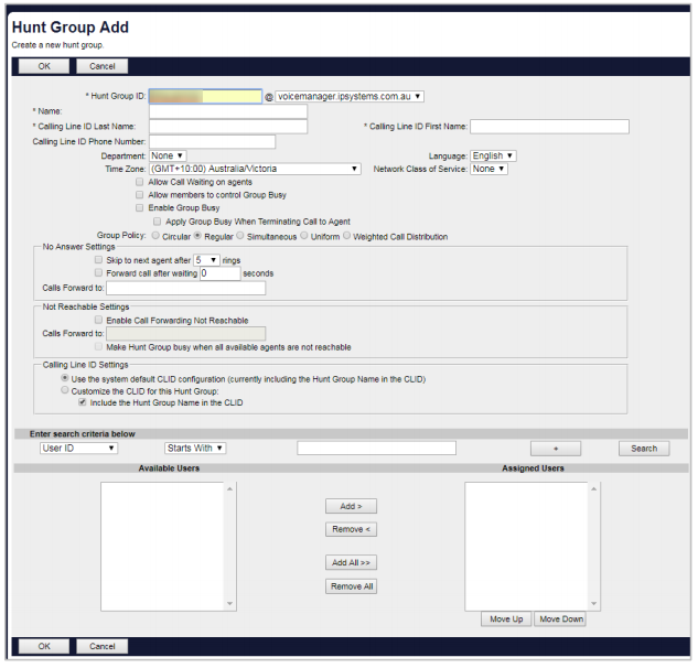 How to manage Hunt Groups in IP Tel Manager