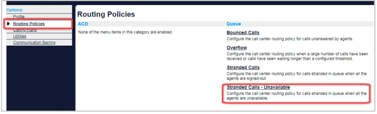 How to configure Routing Policies for Call Center in IP Tel Manager